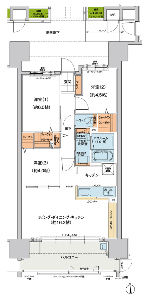 【ホームズ】間取り・タイプ一覧 - ヴェルディ・ザ・タワー宇品新築マンションの物件情報