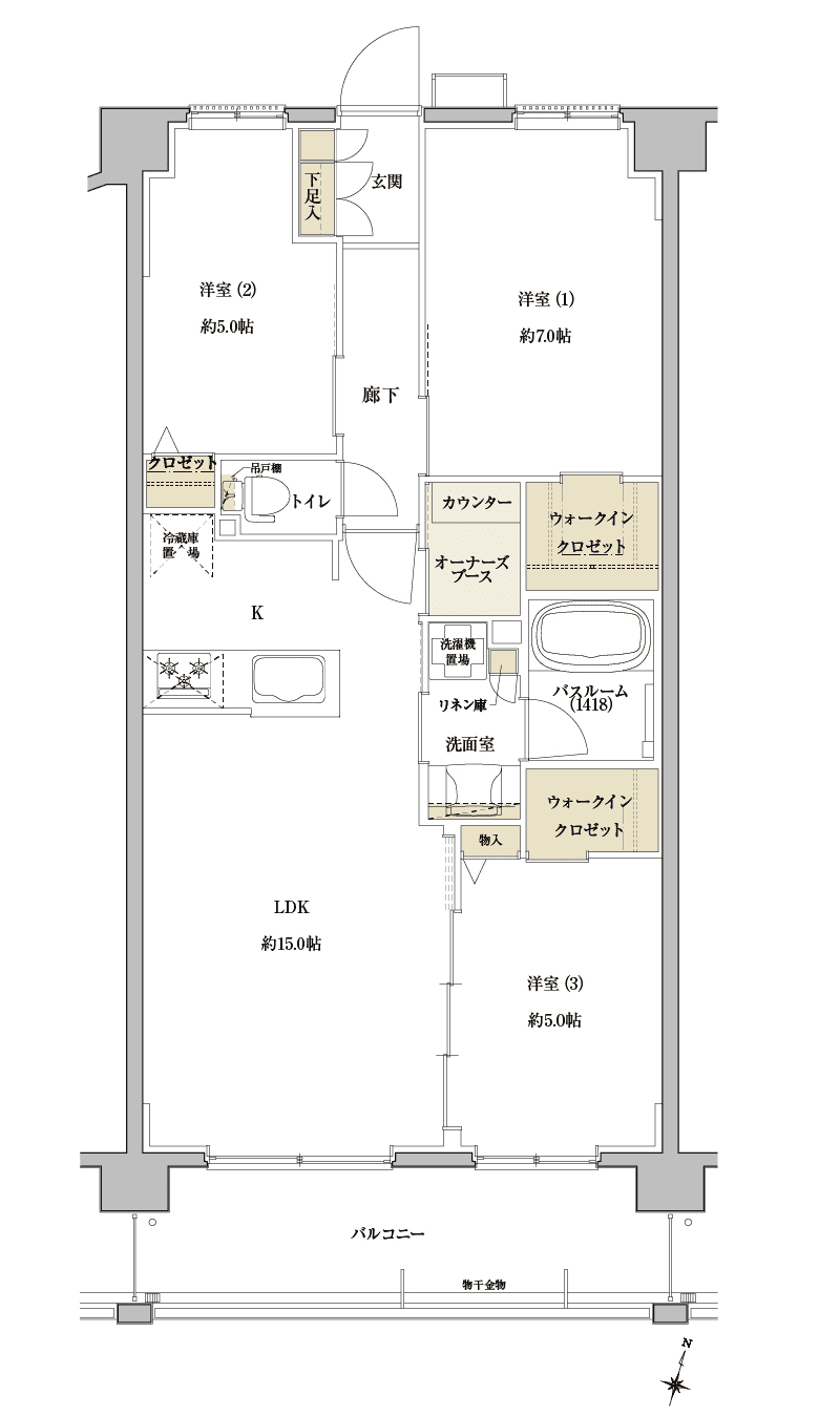 【ホームズ】間取り・タイプ一覧 - ブリシア青葉台テラス新築マンションの物件情報