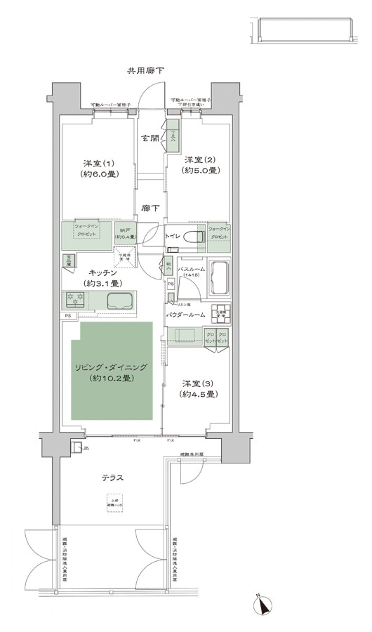 【ホームズ】間取り・タイプ一覧 - セントラルレジデンス東中野新築マンションの物件情報