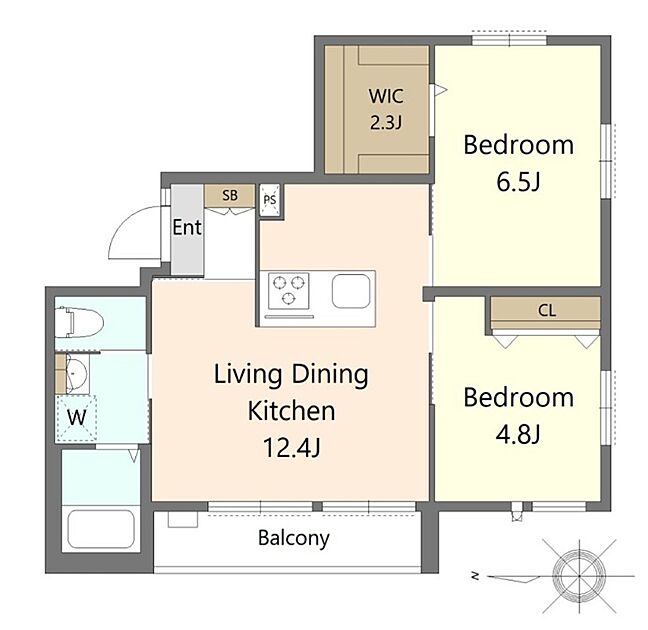 【ホームズ】でお部屋探し！N’s lien 3階/302[2LDK/賃料19.5万円/56.56㎡]賃貸マンション住宅情報(物件番号:0100209-0015963、取扱い不動産会社:株式会社 ...