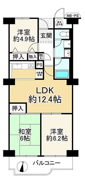 【ホームズ】中古マンション サンハイツ宝塚五月台A棟 6階 - 宝塚市