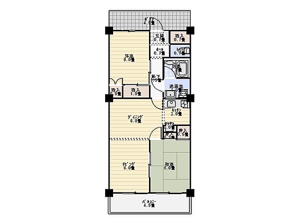 【ホームズ】アピア安富 204｜姫路市、JR姫新線 余部駅 バス20分 長野下車 徒歩10分の中古マンション