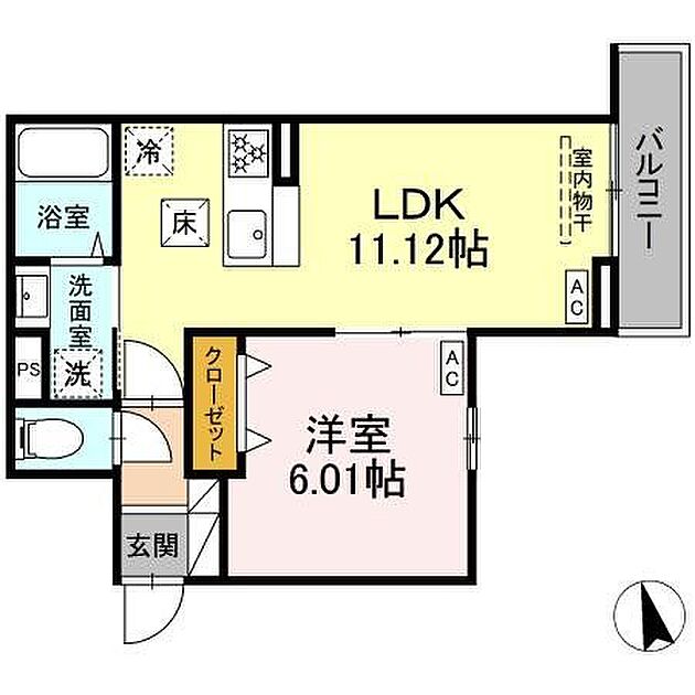 【ホームズ】でお部屋探し！グラナーデ加賀 1階/105[1LDK/賃料9.5万円/38.46㎡]賃貸アパート住宅情報(物件番号:0120683-0163915、取扱い不動産会社:株式会社タウン ...