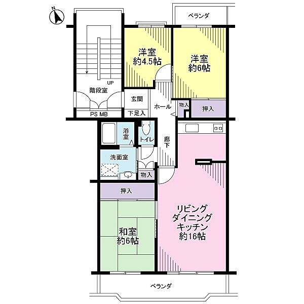 【ホームズ】パシフィック鎌ケ谷グリーンタウン 4号棟｜鎌ケ谷市、新京成電鉄 鎌ヶ谷大仏駅 徒歩16分の中古マンション（物件番号：0121535-0009285）