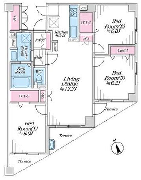 【ホームズ】ダイアパレス越谷II 103｜越谷市、東武伊勢崎線 越谷駅 徒歩16分の中古マンション