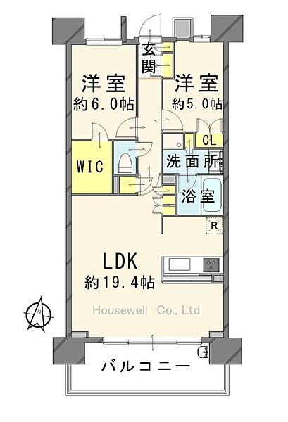 【ホームズ】中古マンション レーベンリヴァーレ高崎ディアレスト 4階 - 高崎市