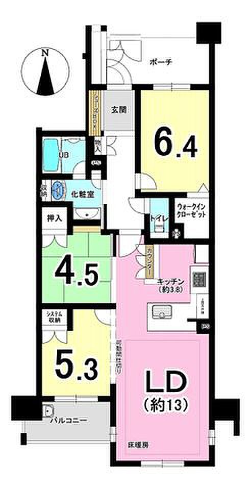 モアグレース西岐阜駅テラス|7階|72.04m2|3LDK|2,900万円