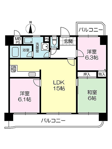 【ホームズ】朝日プラザ佃町 604｜姫路市、JR山陽本線 姫路駅 徒歩22分の中古マンション