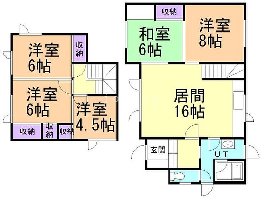 【ホームズ】貸家（5−30）[5LDK/賃料8.5万円/98.82㎡]。賃貸一戸建て住宅情報