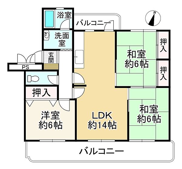 【ホームズ】大町団地18棟｜福岡市西区、福岡市地下鉄空港線 姪浜駅 徒歩17分の中古マンション
