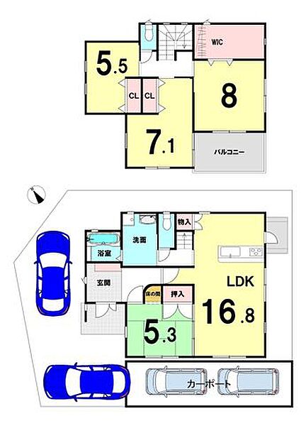 【ホームズ】中筋日延 中古戸建 2階建4LDK｜和歌山市、JR阪和線 紀伊駅 バス4分 池の川下車 徒歩10分の中古一戸建て（物件番号：0151491-0000247）
