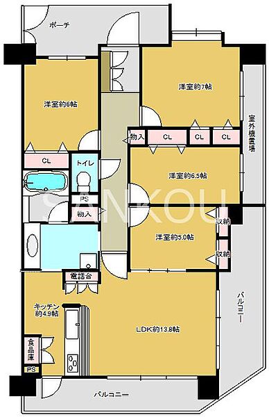 【ホームズ】JR上越線 高崎問屋町駅 徒歩12分（高崎市）の中古マンション（物件番号：3200064-0000921）