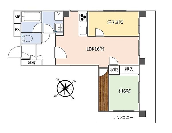 【ホームズ】ライオンズマンション大道2LDK 305｜那覇市、沖縄都市モノレール おもろまち駅 徒歩8分の中古マンション