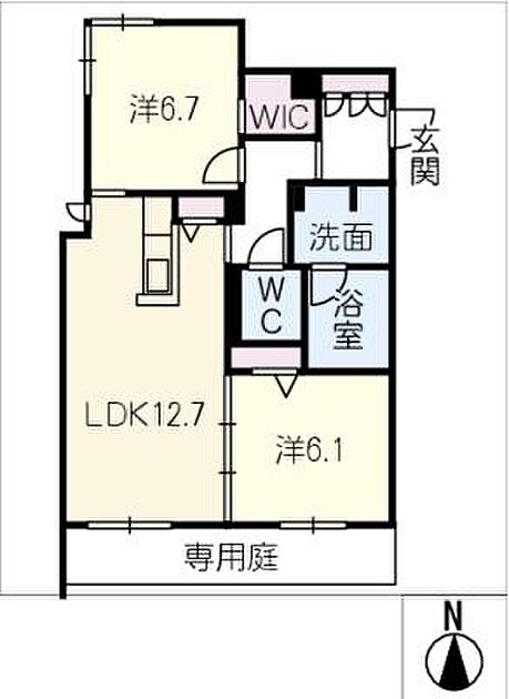 【ホームズ】シャーメゾン岐阜ウエスト[2LDK/賃料12.4万円/1階/61.08㎡]。賃貸マンション住宅情報