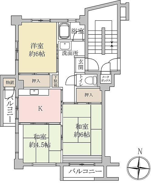 【ホームズ】武里団地5街区｜春日部市、東武伊勢崎線 せんげん台駅 徒歩10分の中古マンション（物件番号：3709114-0003056）