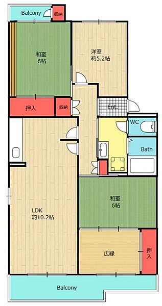 【ホームズ】住道駅前住宅23号棟｜大東市、JR片町線(学研都市線) 住道駅 徒歩9分の中古マンション（物件番号：0009270-0000009）