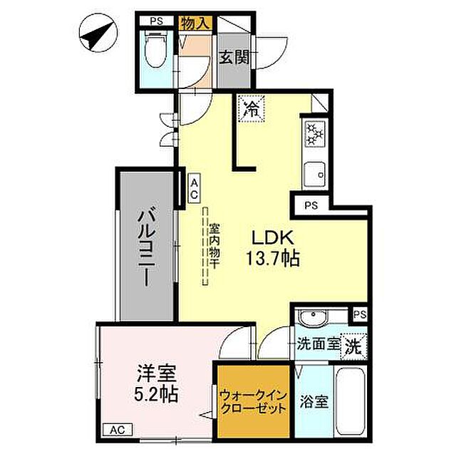 【ホームズ】群馬県前橋市本町2丁目16番12、16番13[1LDK/賃料9.3万円/2階/45.62㎡]。賃貸アパート住宅情報
