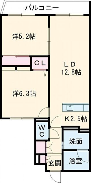 【ホームズ】PRIME COURT la foret 平岸(プライムコートラフォーレ平岸)[2LDK/賃料9.5万円/1階/102/62.27㎡]の賃貸マンション住宅情報