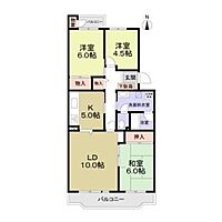 【ホームズ】でお部屋探し！西国分寺史跡通り住宅4号棟 4階/402[3LDK/賃料13.5万円/77.32㎡]賃貸マンション住宅情報(物件番号:3701137-0143392、取扱い不動産会社 ...
