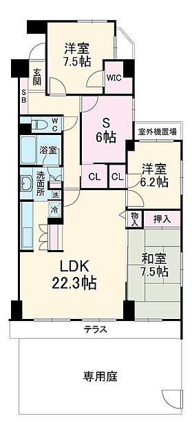 【ホームズ】でお部屋探し！ドメイン八千代勝田台 1階/112[3SLDK/賃料16万円/109.46㎡]賃貸マンション住宅情報(物件番号:3701004-0313551、取扱い不動産会社 ...