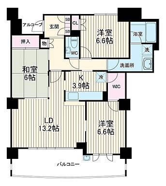 【ホームズ】セ・パルレ中央林間6番館[3LDK/11階/80.19㎡]。賃貸マンション住宅情報