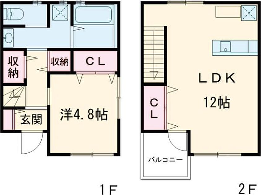 【ホームズ】NテラスIII[1LDK/賃料7万円/1階/45.36㎡]。賃貸アパート住宅情報